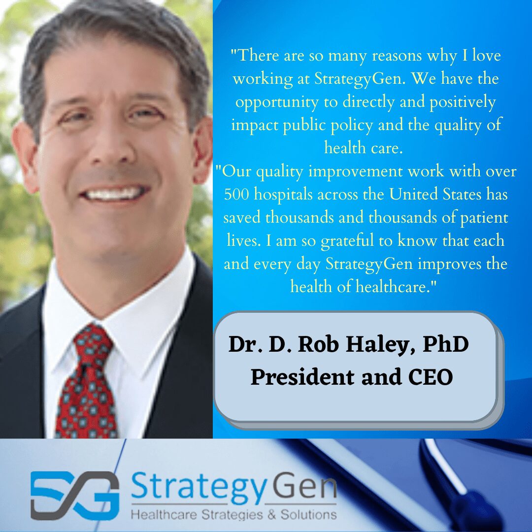 Meet Rob Haley, PhD, MBA, MHS - StrategyGen Co