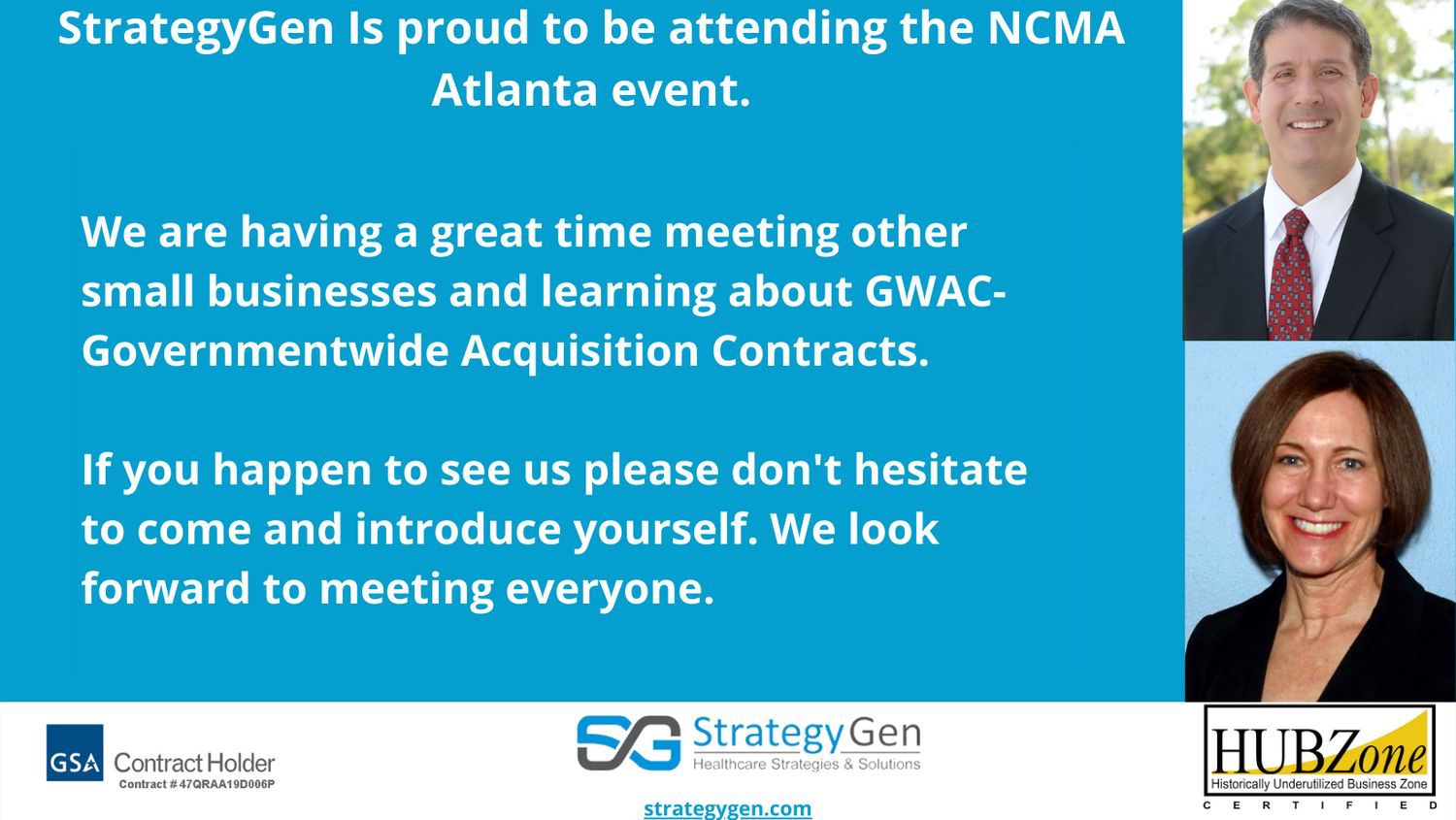 NCMA Atlanta - StrategyGen Co