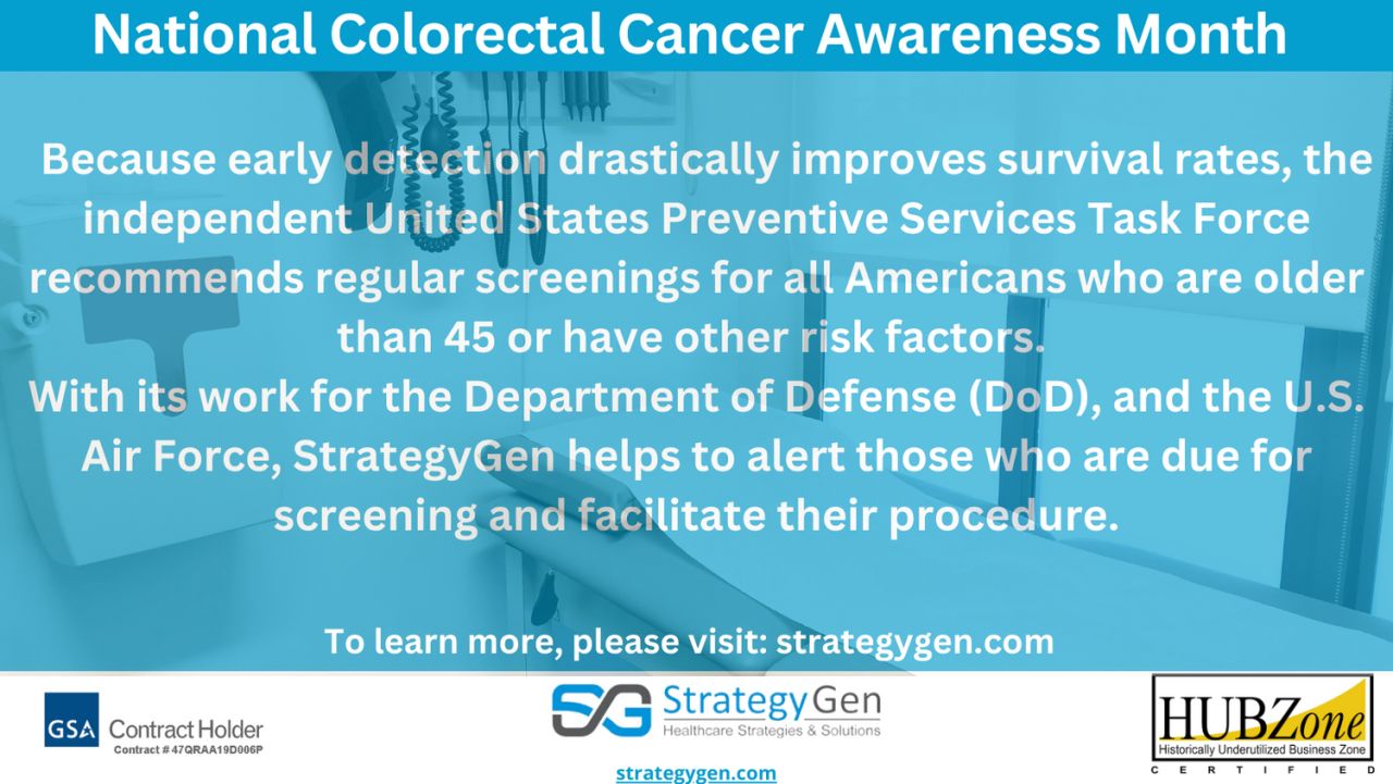 National Colorectal Cancer Awareness Strategygen Co